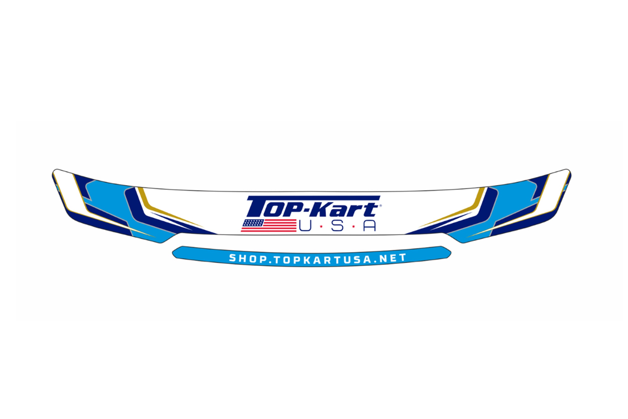 2025 Top Kart USA Visor Strip