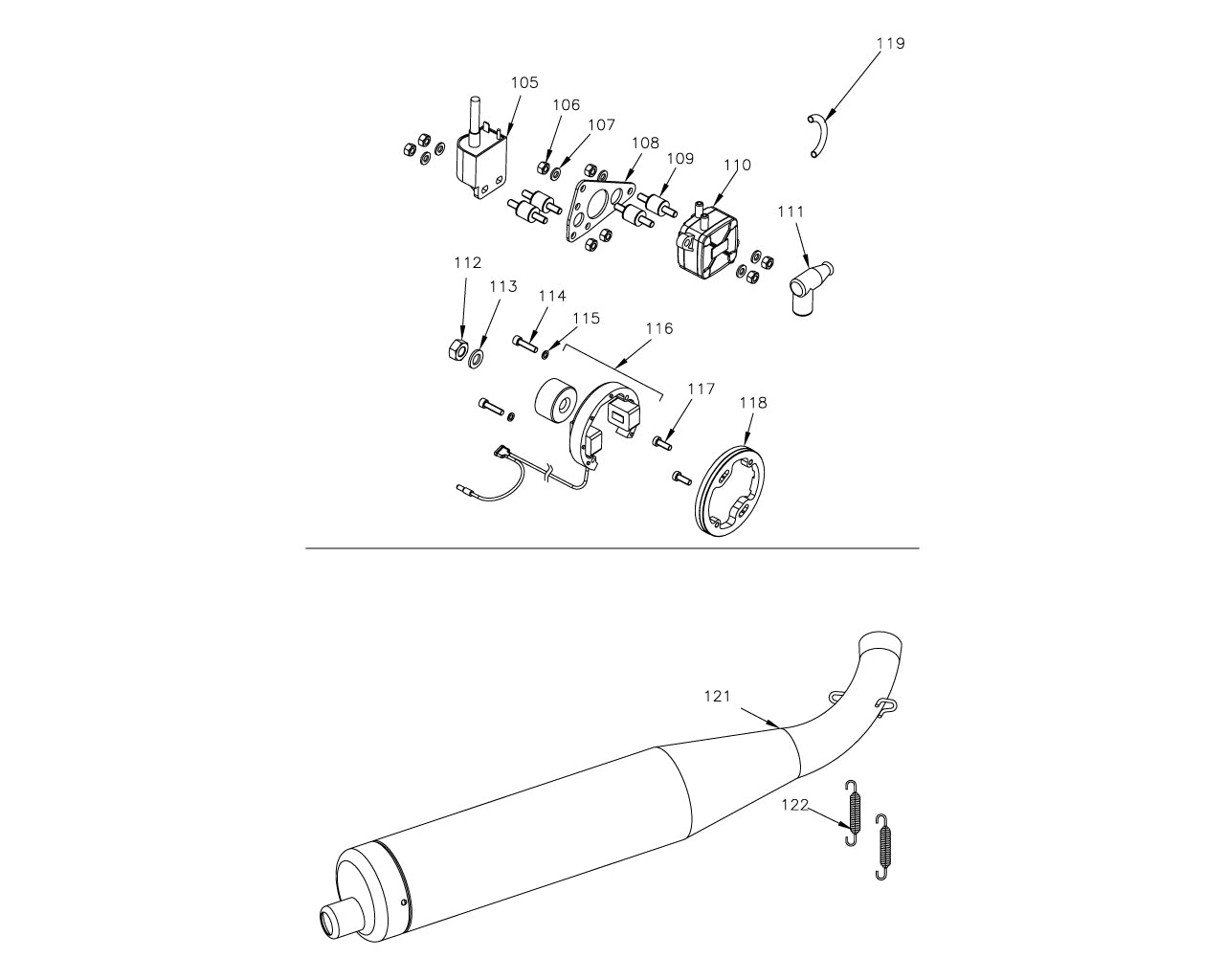 Mini ROK - Fuel Pump & Starter Group – Top Kart USA